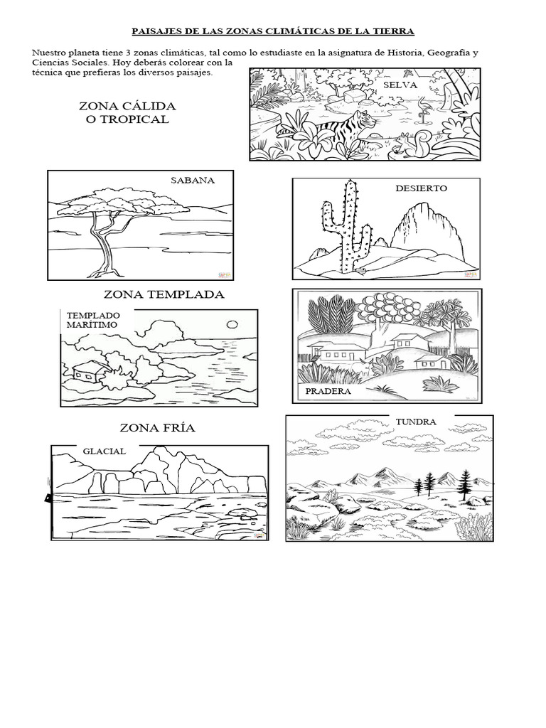 Paisajes Zonas Climáticas 1 | PDF