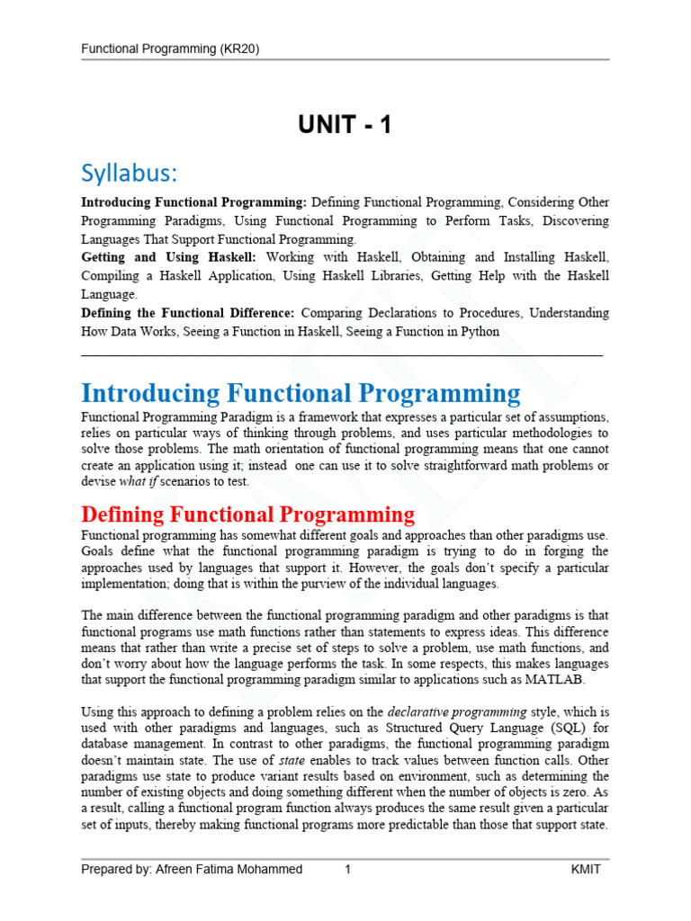 Intro to Functional Programming | PDF