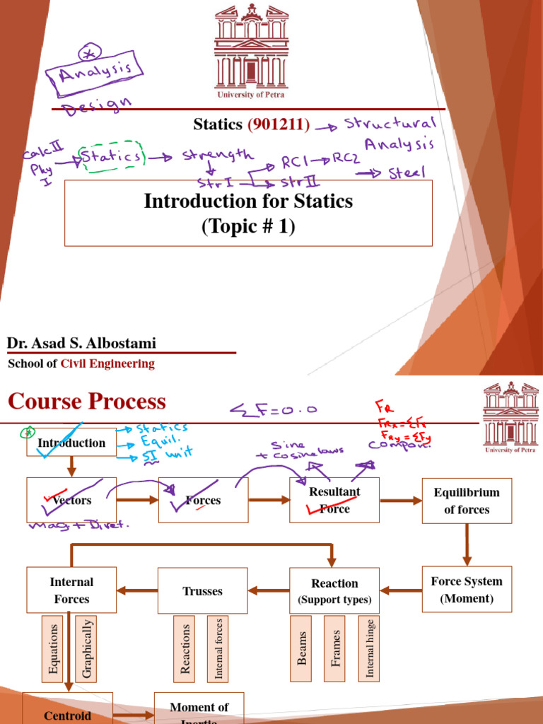 Statics - Topic 1 - Part 4 - Introduction | PDF
