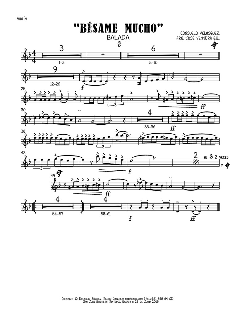 Besame Mucho PDF | PDF