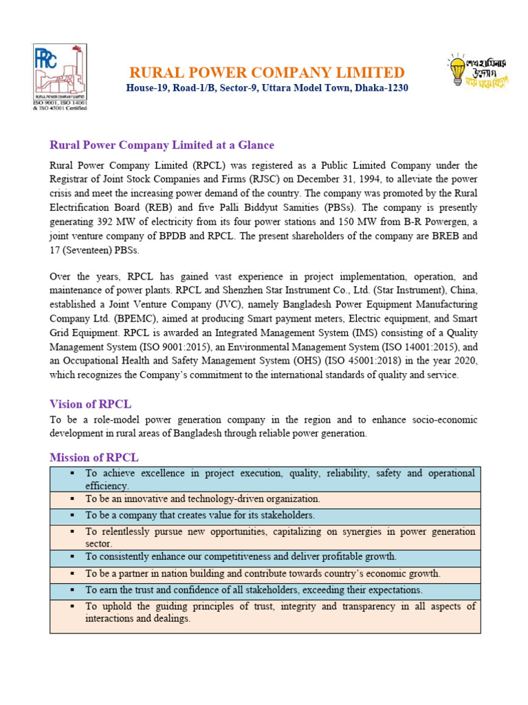 Profile RPCL... | PDF