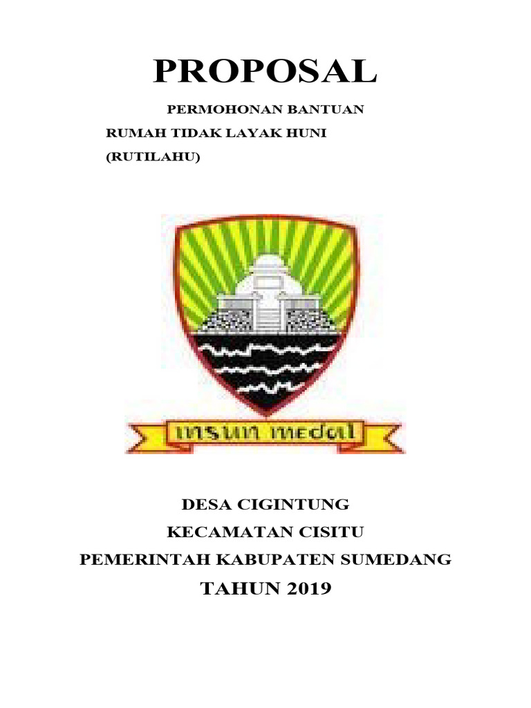 Contoh Proposal RTLH | PDF