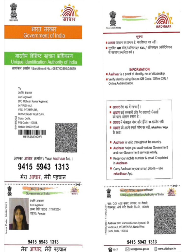 Identification Card | PDF