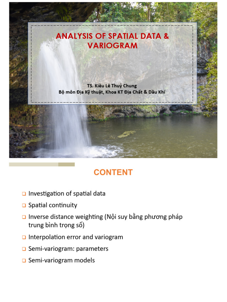 GE3141-03 Analysis of Spatial Data | PDF