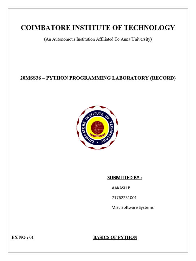 Python Rec 71762231001 | PDF