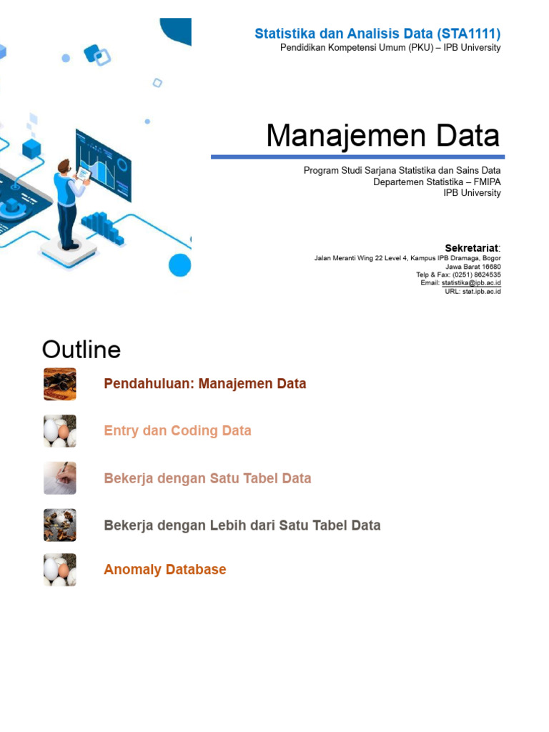 STA1111-9-Manajemen Data Ganjil 23 24 | PDF