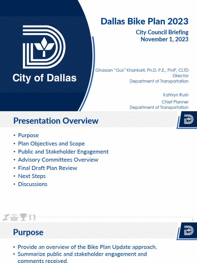 Dallas Bike Plan | PDF