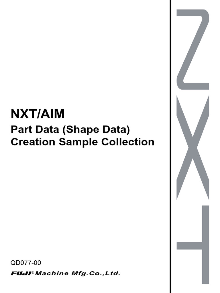NXT - AIM - Part Data (Shape Data) Creation Sample Collection | PDF