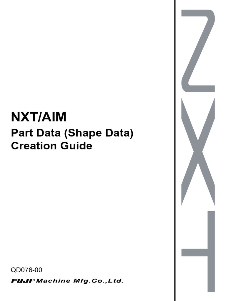 NXT - AIM - Part Data (Shape Data) Creation Guide | PDF