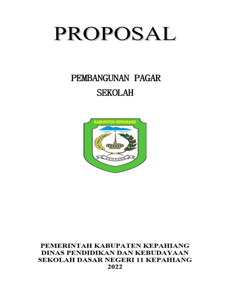 Proposal Pagar Dan Gerbang | PDF