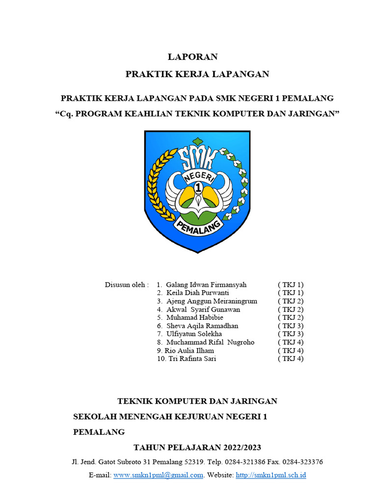 Laporan PKL | PDF