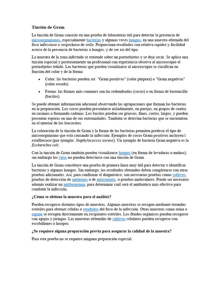 Tinción de Gram 1 | PDF