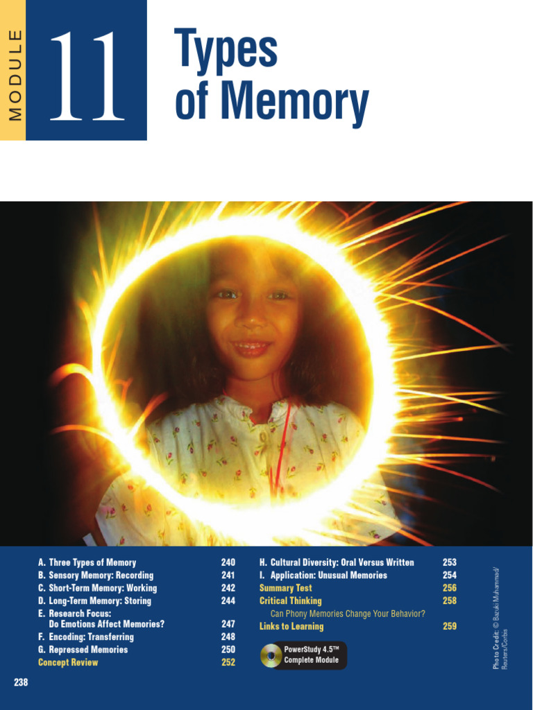 Module 11 Types of Memory | PDF