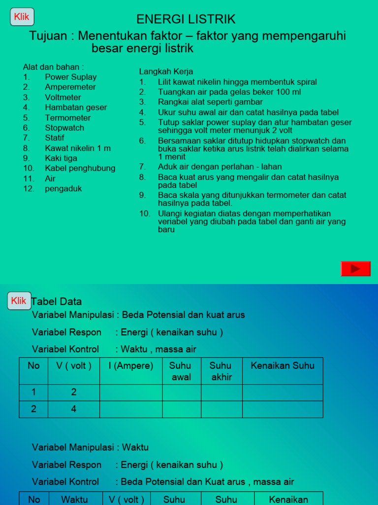 Energi Listrik | PDF