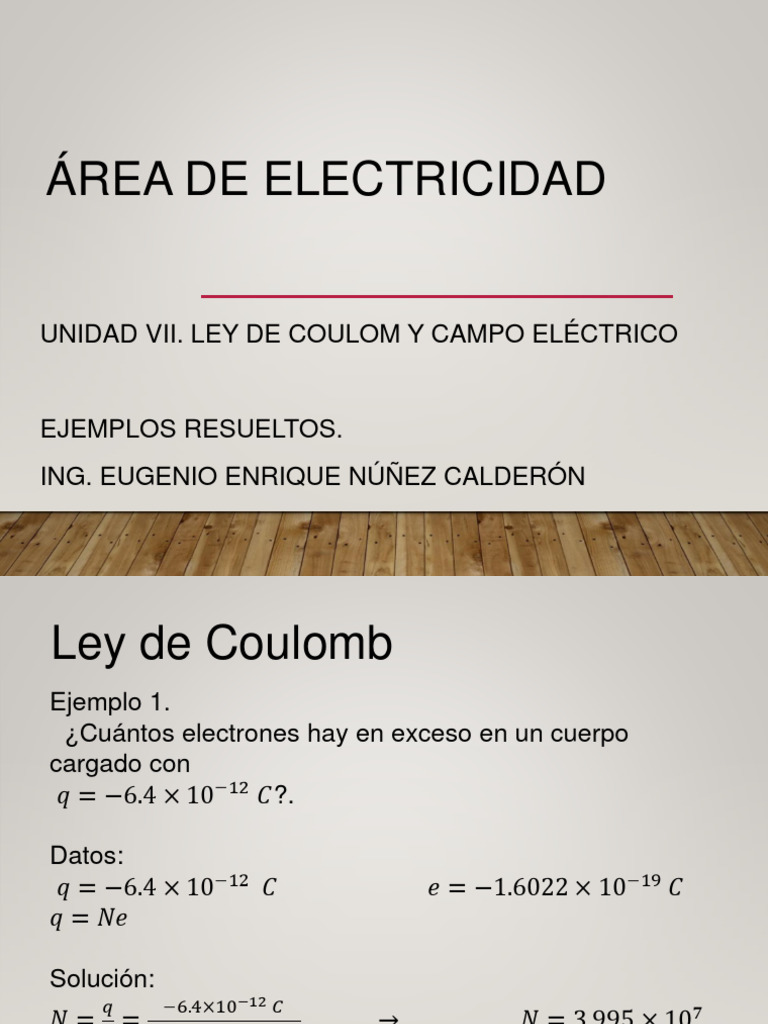 2 - Ejemplos Ley de Coulomb | PDF