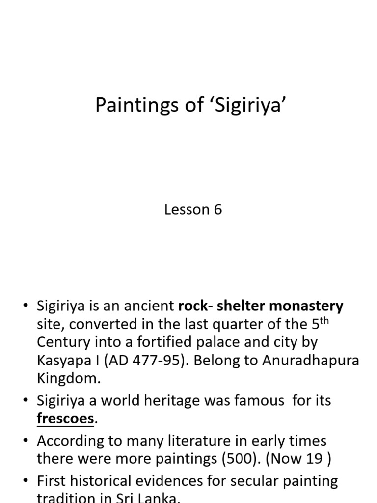 4 Sigiriya Paintings | PDF