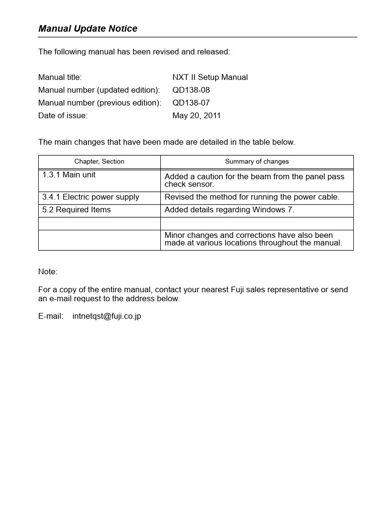 NXT2 Setup Manual | PDF