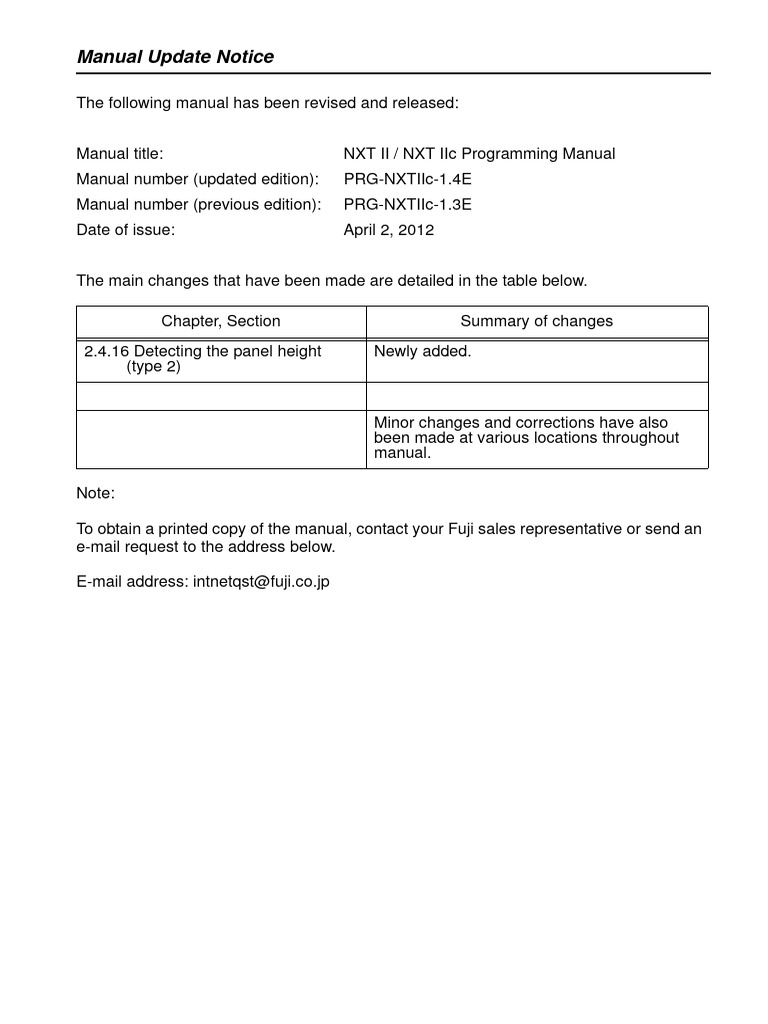 NXT2 - 2c Programing Manual | PDF