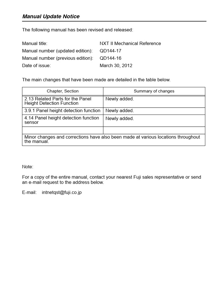 NXT2 Mechanial Reference | PDF
