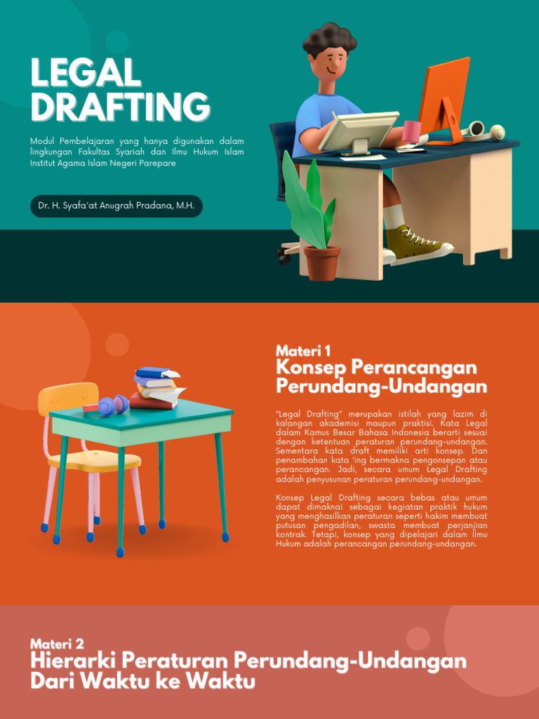 Modul Legal Drafting | PDF