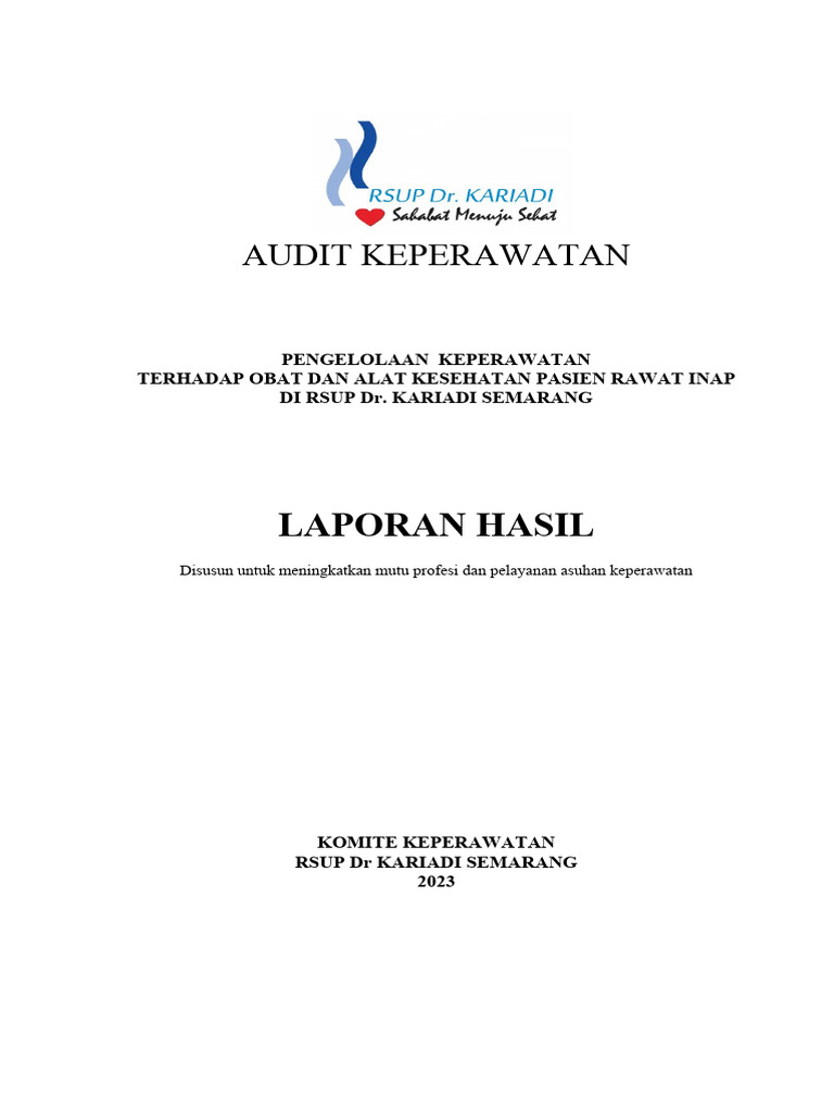 Laporan Audit Kep Pengelolaan Obat Dan Alkes 2023 Pdf