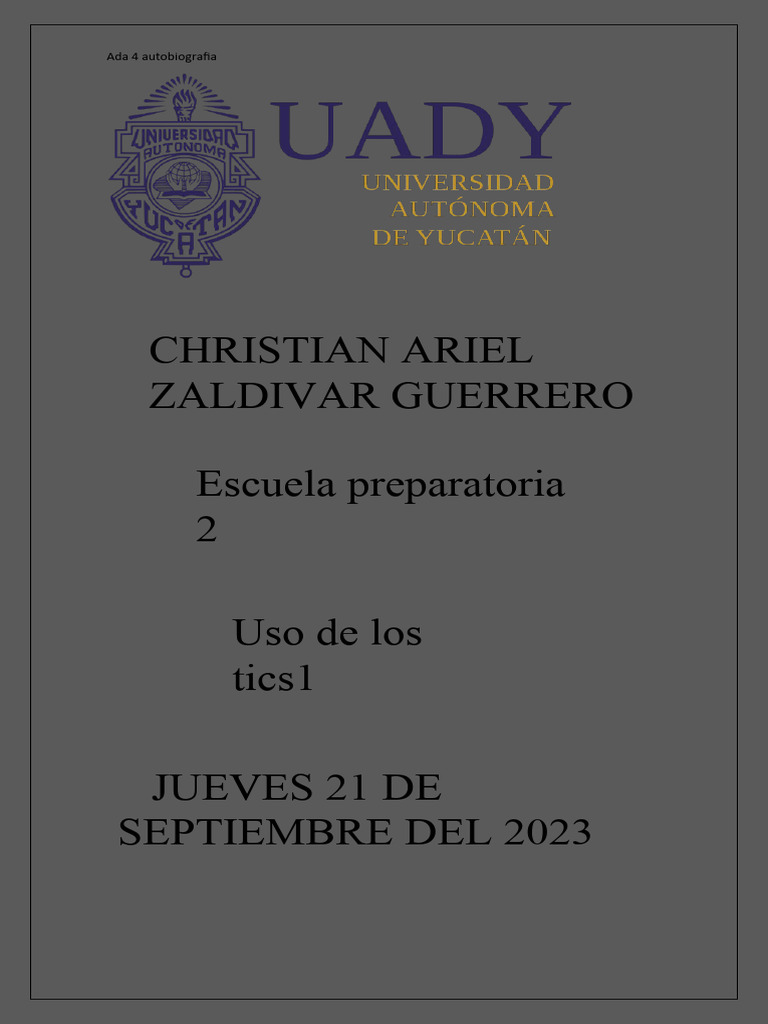 ADA4 ZaldivarChristian | PDF