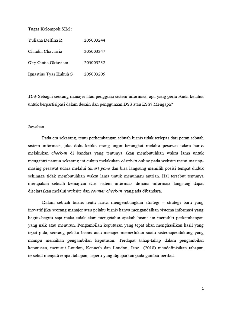 Tugas Kelompok 4 SIM CH 12 | PDF