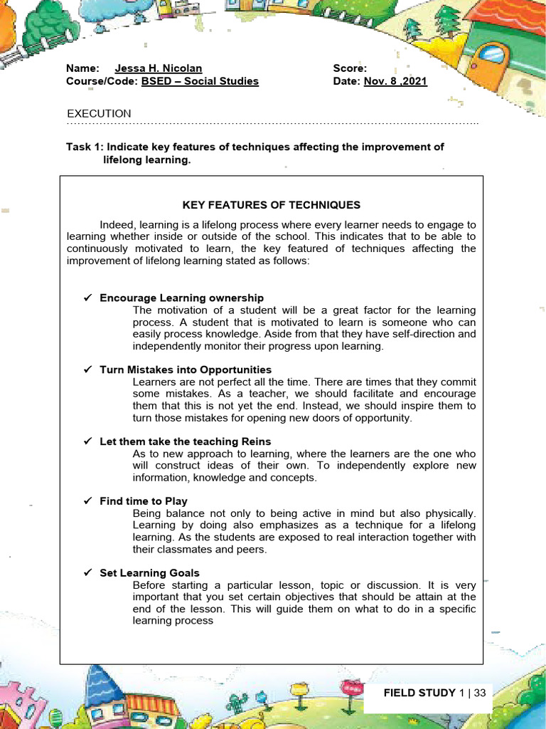 Chapter 1 Activity 1.4 | PDF | Wellness
