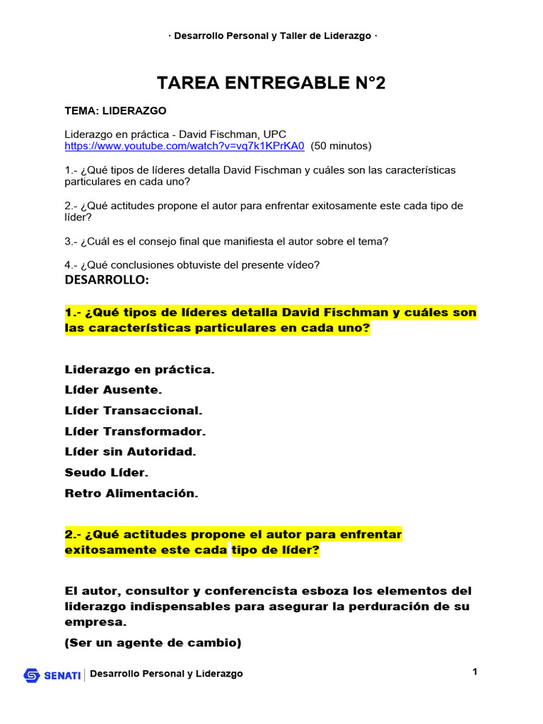 Actividad Entregable 02 Desarrollo Persona | PDF