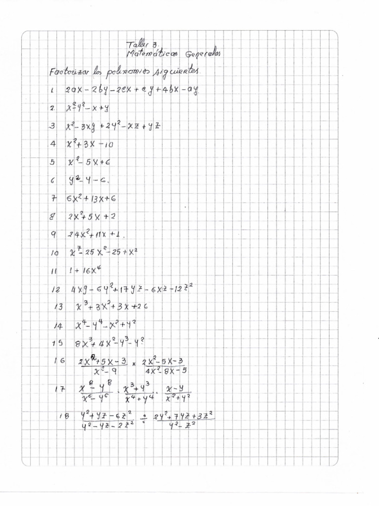 Taller #3 M.G. | PDF