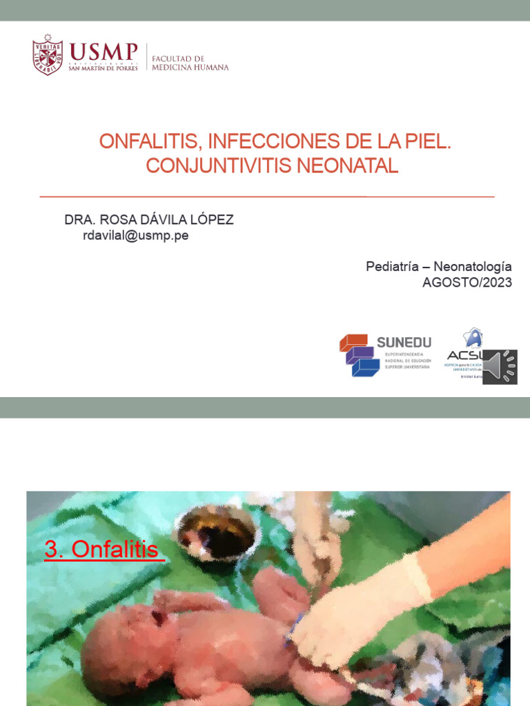 Onfalitis y Conjuntivitis Neonatal: Guía Clínica | PDF | Relaciones ...