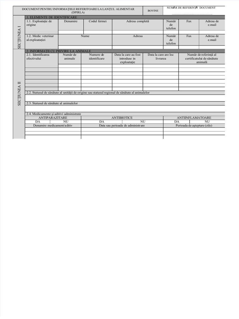 Lant Alimentar Bovine | PDF