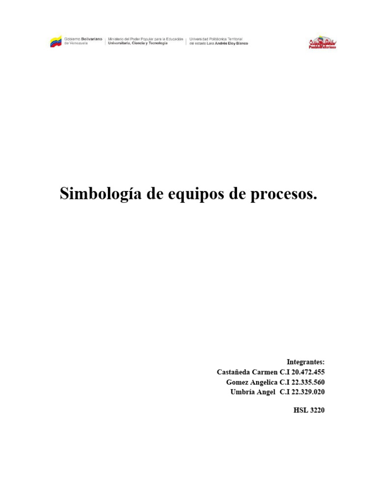 PDF Simbologaa de Equipos de Procesos Scribd | PDF