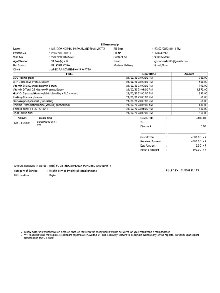 Govind Bill | PDF Govind Bill | PDF