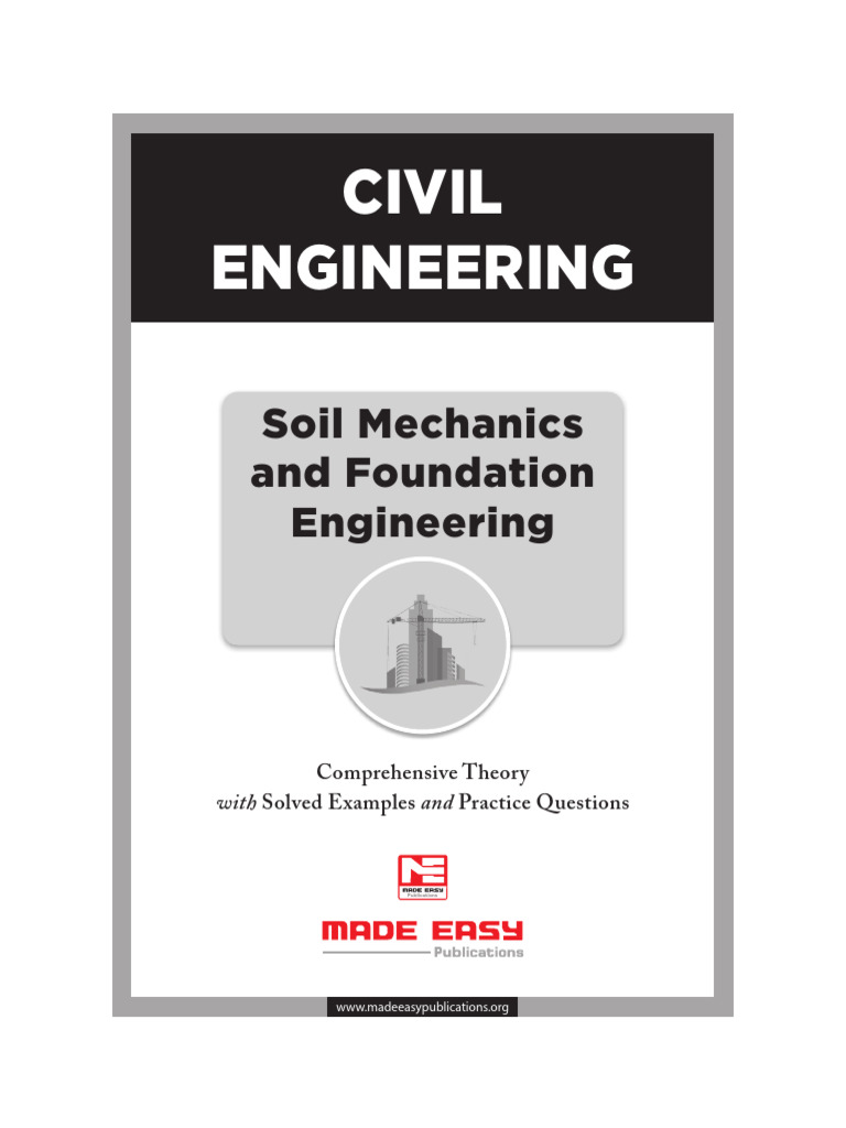 Civil Engineering: Soil Mechanics and Foundation Engineering | PDF
