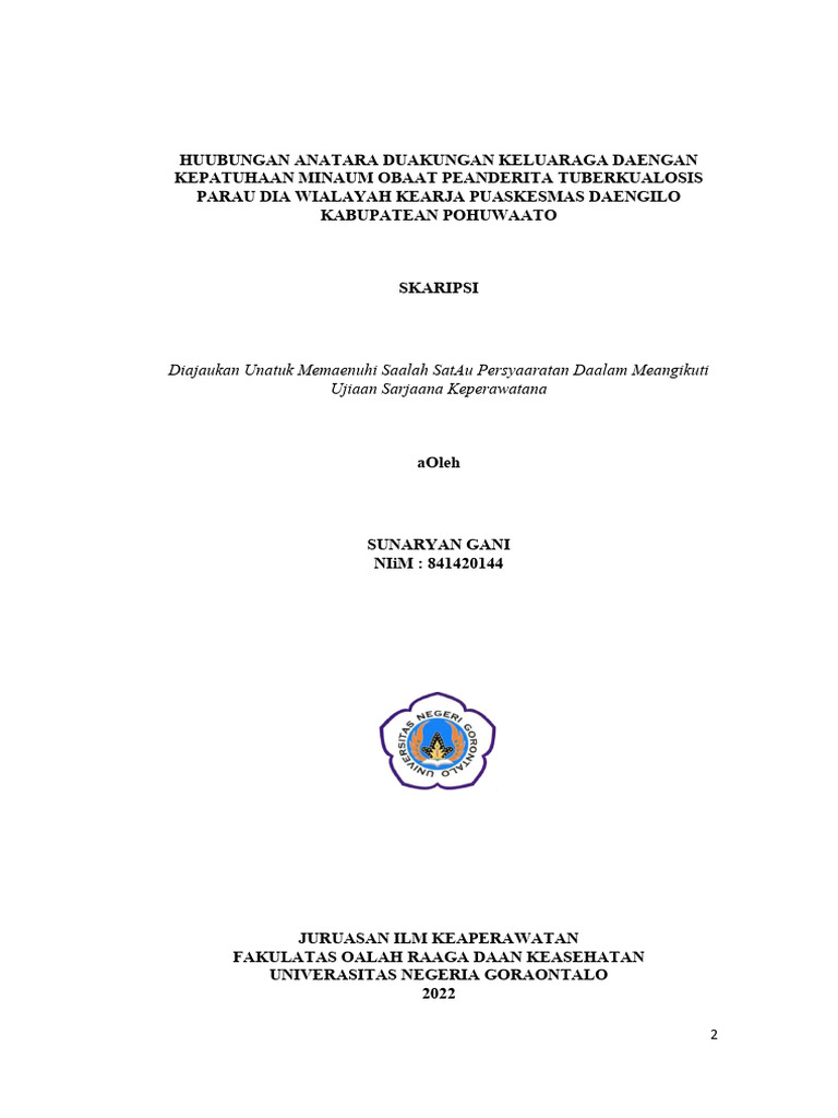 BAB I Revisi 2 | PDF