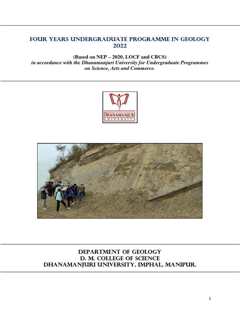 Geology Nep Syllabus | PDF | Teaching Methods & Materials | Science ...