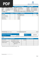 TCS September 2022 Salary Slip Details | PDF | Taxes | Paycheck