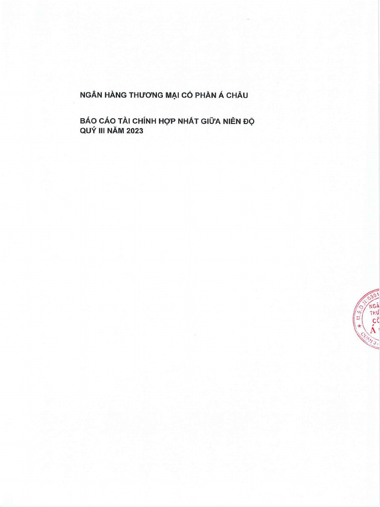 BCTC Quy 3.2023 - HN | PDF