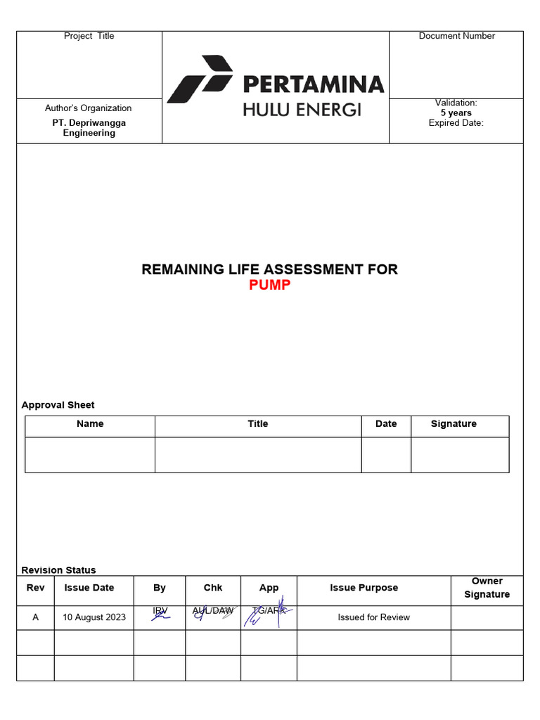 Report RLA Equipment | PDF