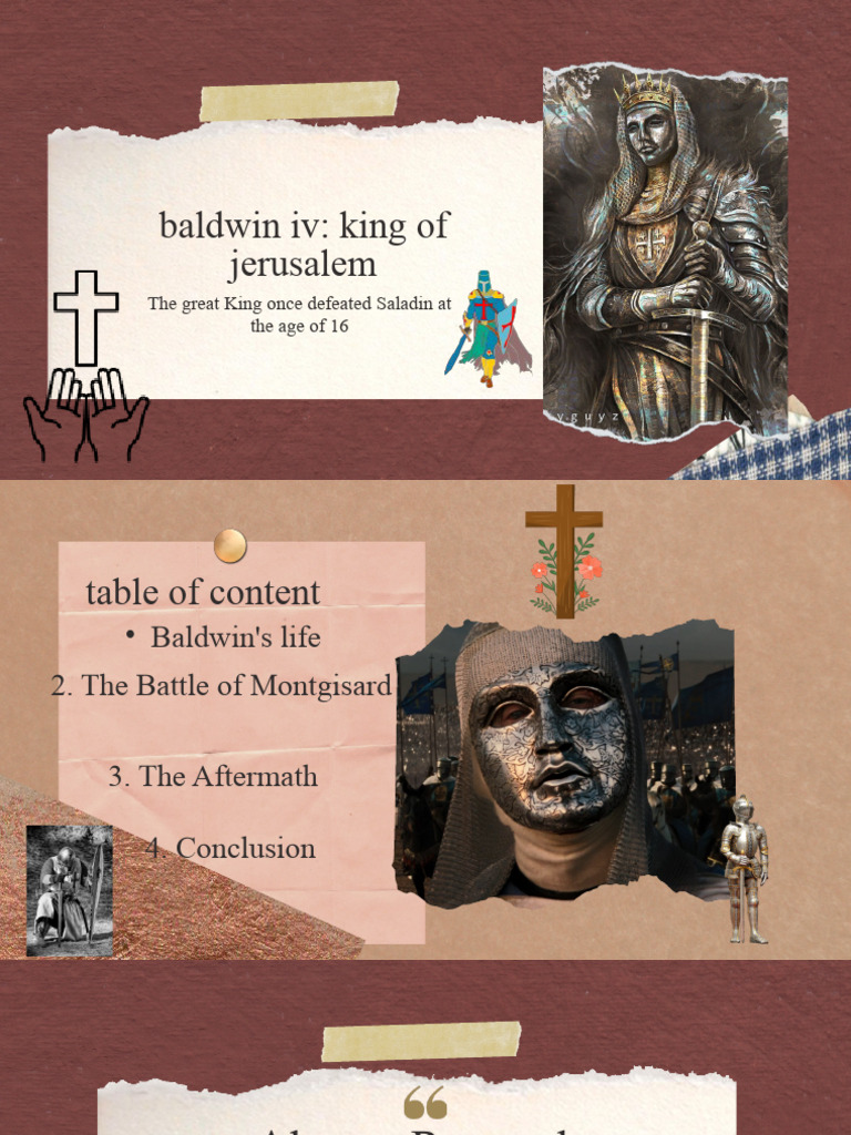 Baldwin Iv: King of Jerusalem: The Great King Once Defeated Saladin at ...