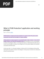 Stub Protection Working Function - Electrical4u | PDF