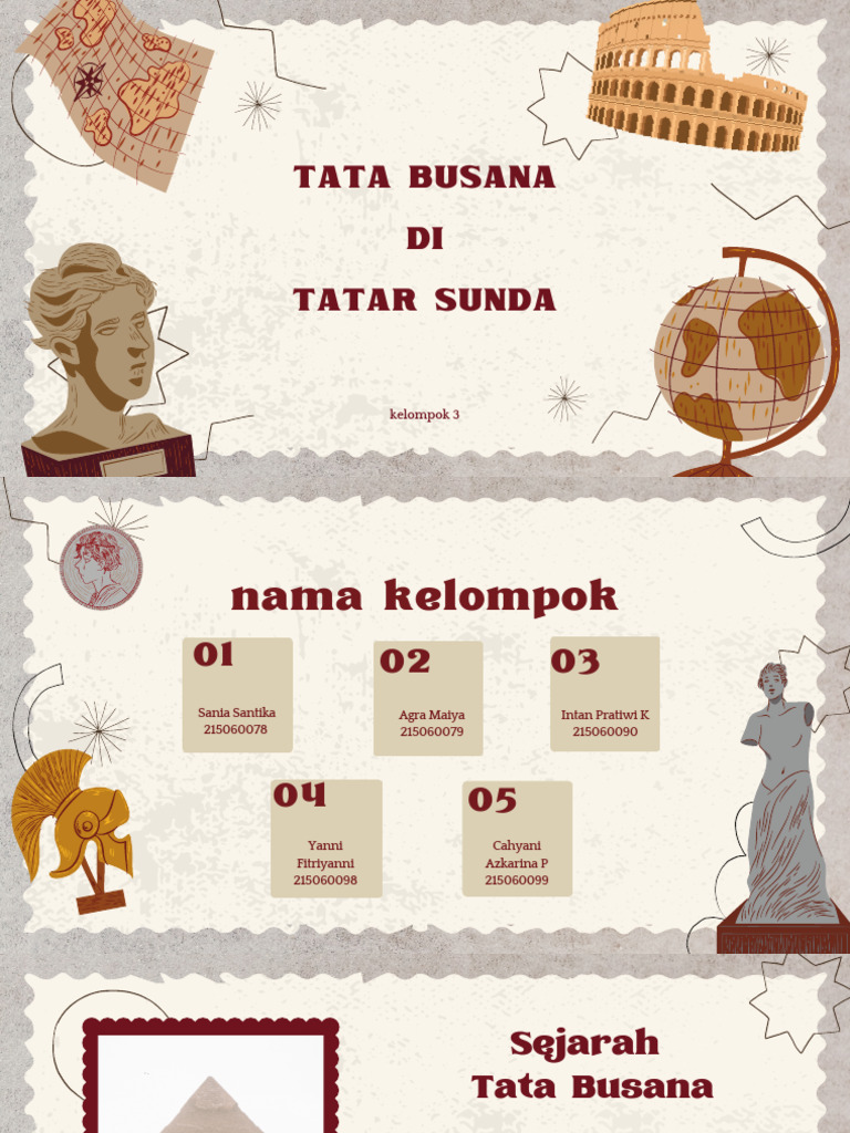Kel 3 - Tata Busana Di Tatar Sunda | PDF