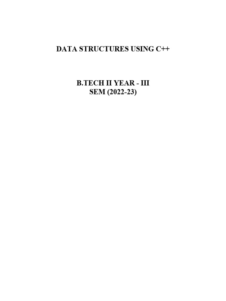 Data Structures Lab Work | PDF