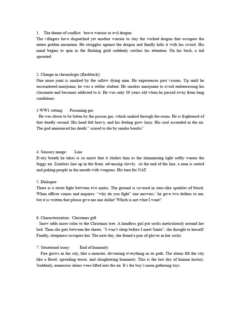 Plot Twist Mini Saga | PDF