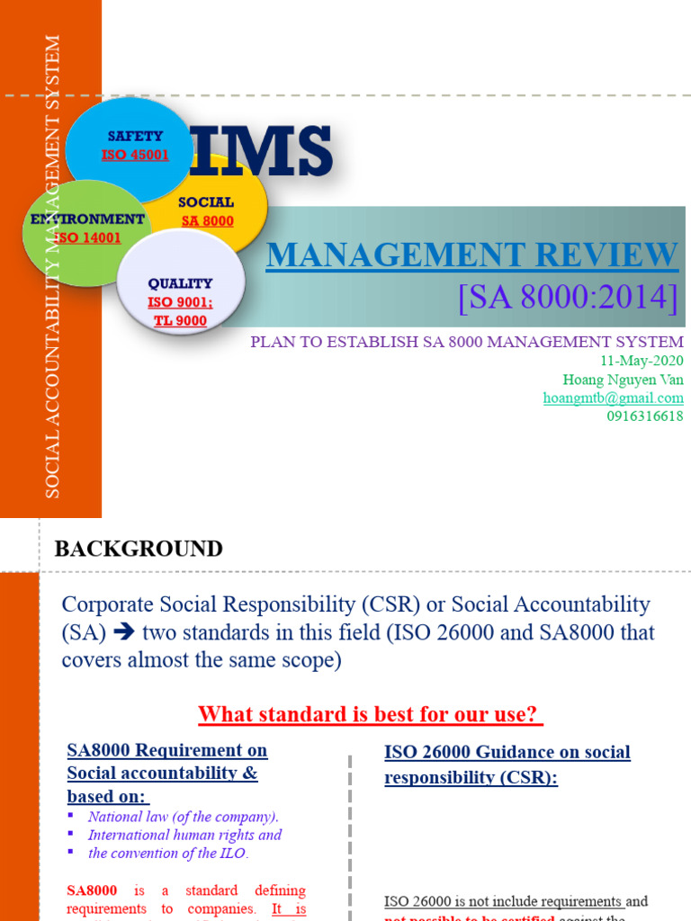 SA Management Review - Plan | PDF | Business