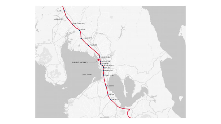 Map of PNR NSCR Via NCR | PDF