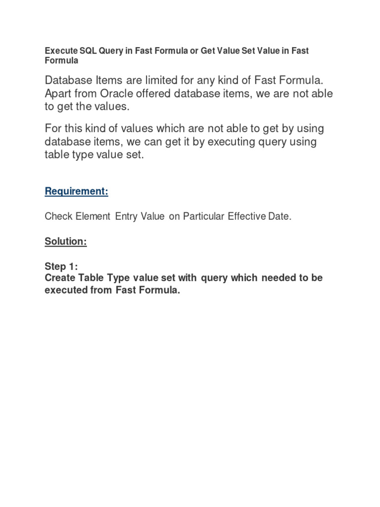Requirement:: Check Element Entry Value On Particular Effective Date | PDF