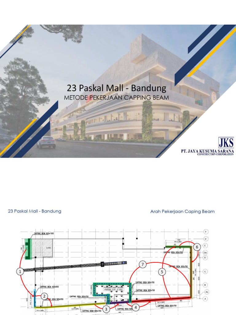 Metode Pekerjaan Capping Beam Paskal 23 | PDF