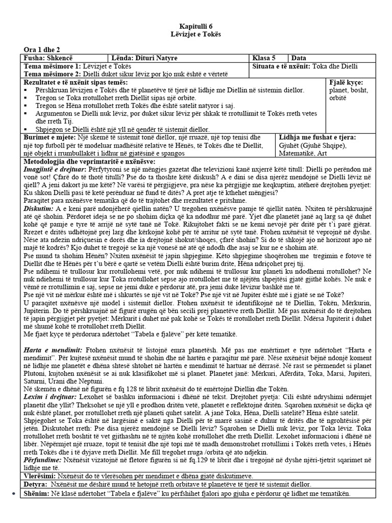 Kreu 6 - Lëvizjet e Tokës | PDF